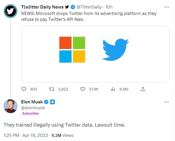 Microsoft Ditches Twitter From Its Ads Platform… So Elon Announces ...