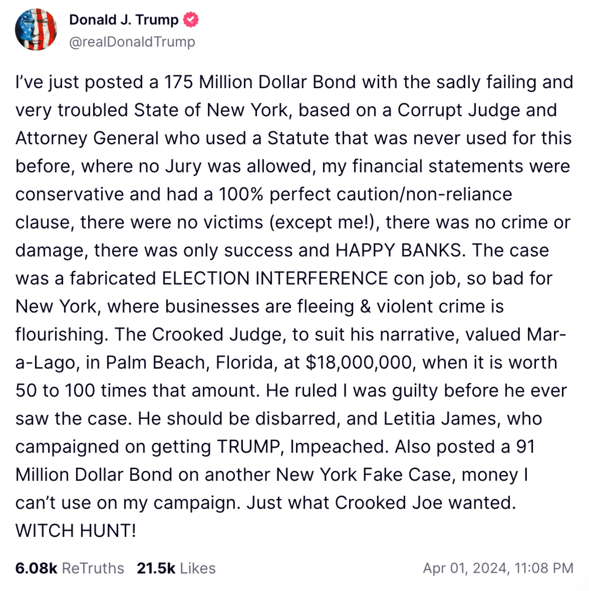 Trump NY Bond Just As Kosher As His Financial Statements - Dealbreaker